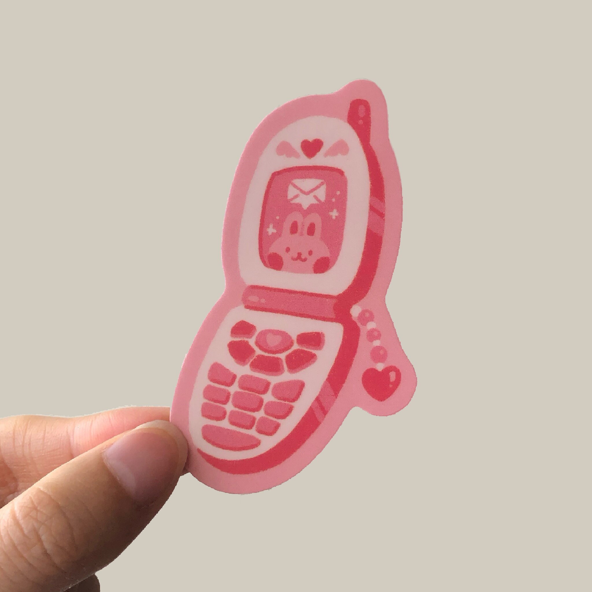 Cherry’s Calling Flip Phone Vinyl Sticker | Matte Waterproof Vinyl ...