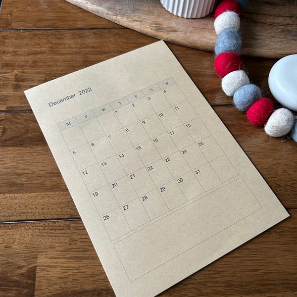Tear off Calendar - Etsy