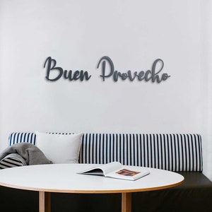 Buen Provecho, Buen Provecho Kitchen Sign, Kitchen Wood Sign, Buen ...