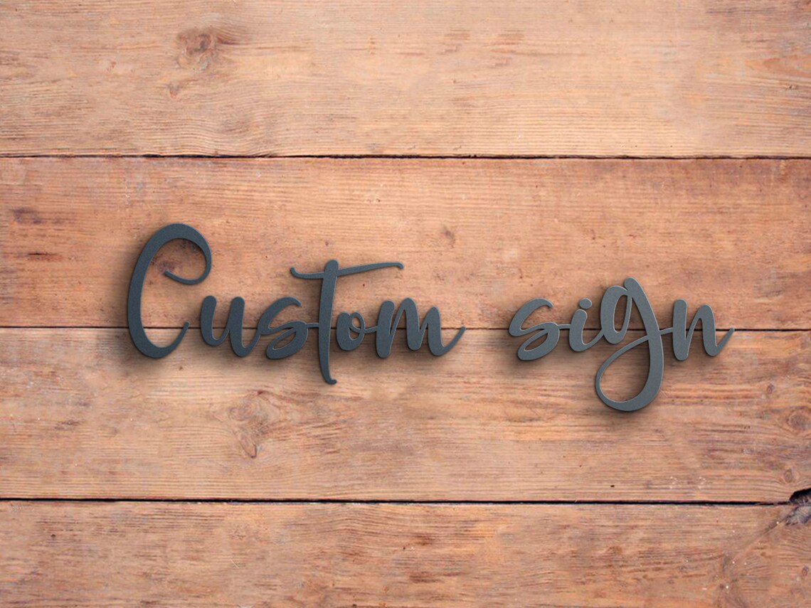 Custom Wood Word Custom Word Sign Personalized Wooden Word - Etsy