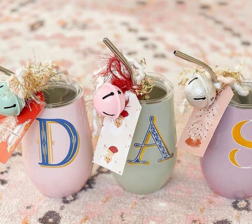 Digital Christmas Gift Tags, Christmas Tags, Santa Gift Tags, Boho ...