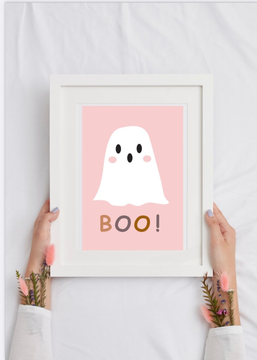 Halloween Digital Print, Boo, Ghost, DIGITAL DOWNLOAD, Printable ...