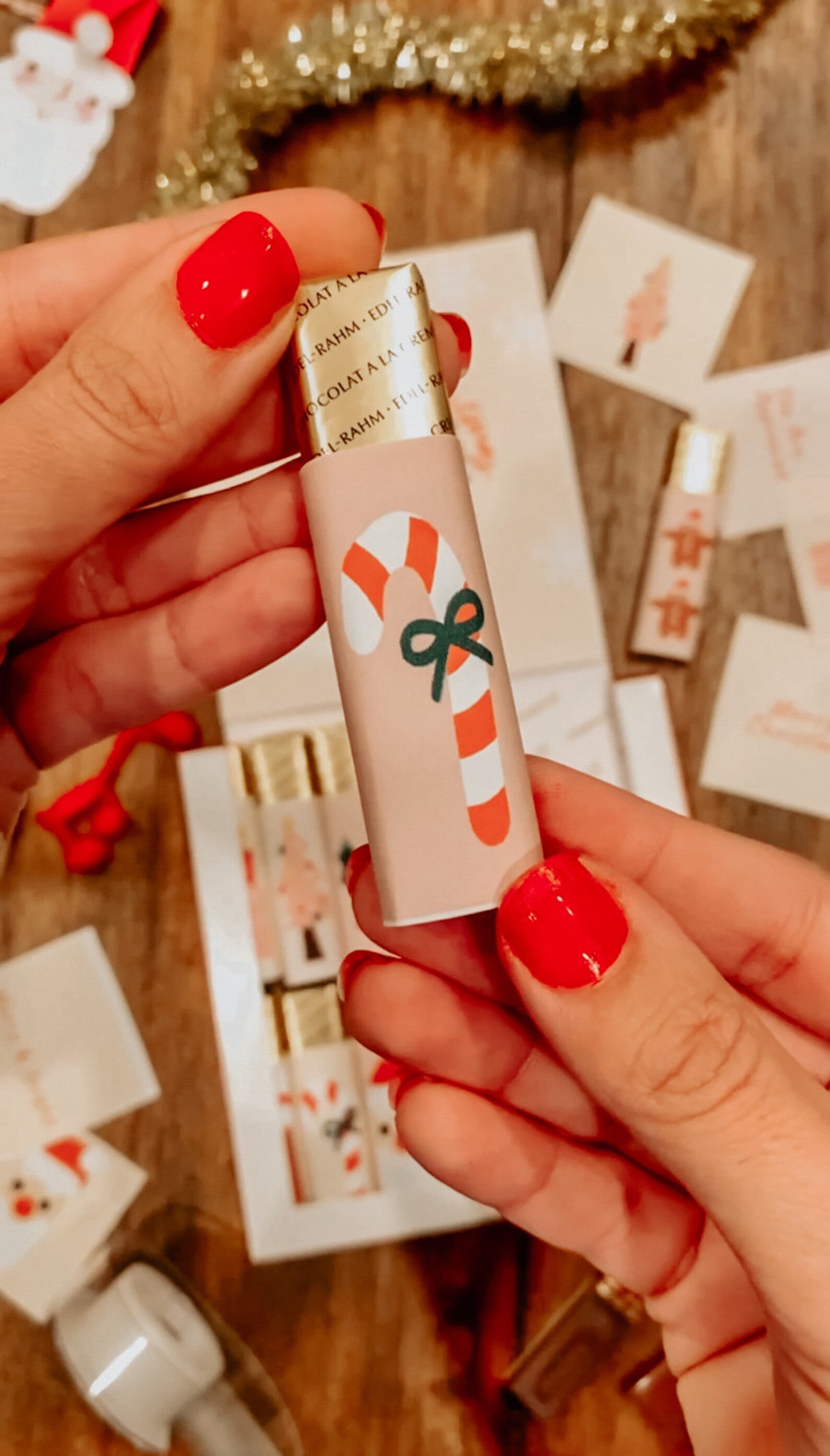 Merci Chocolate Wrappers, Christmas Gift, Teacher's Gift, Christmas ...