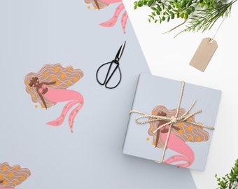 Mermaid Wrapping Paper - Etsy