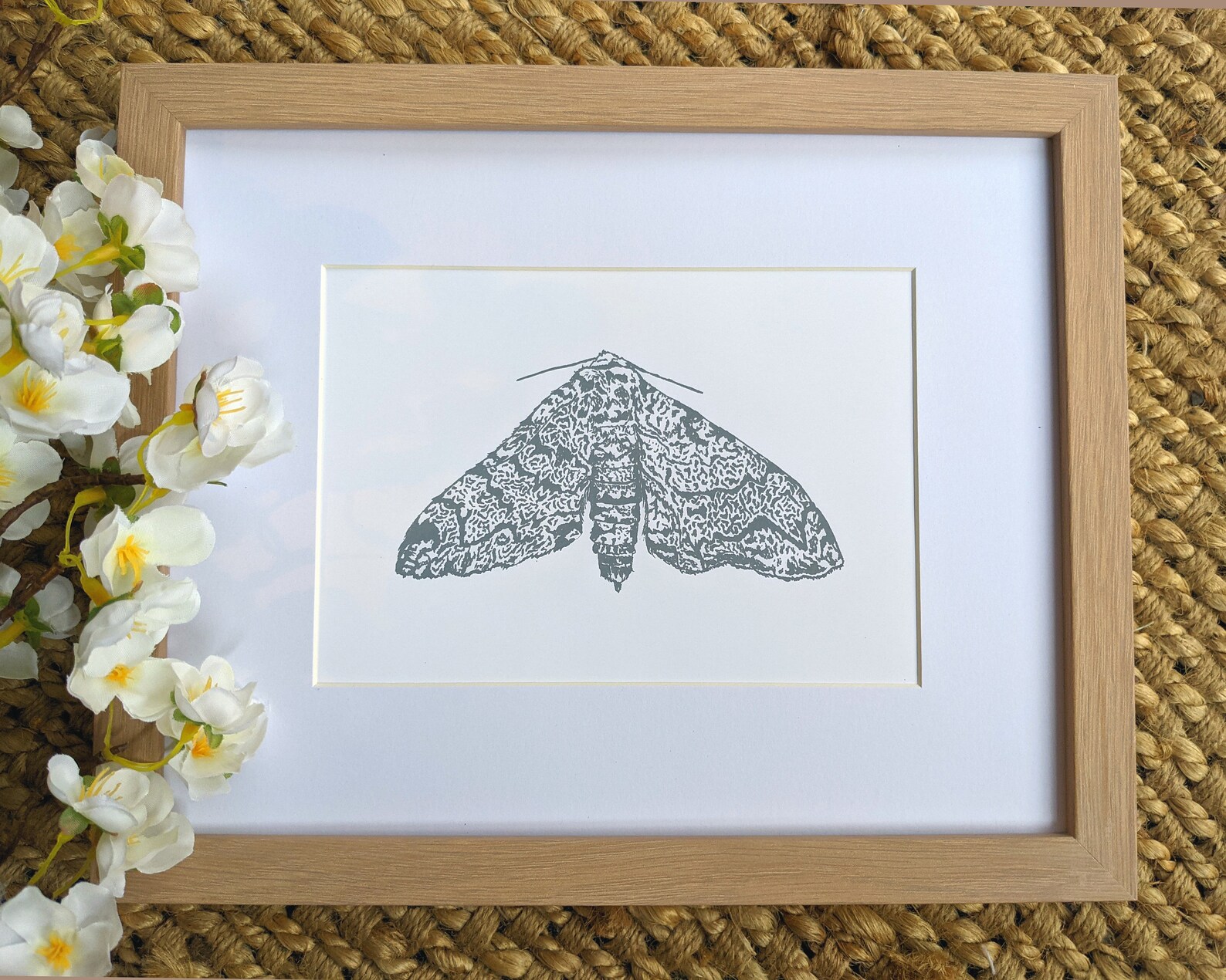Peppered Moth Art Print | Etsy