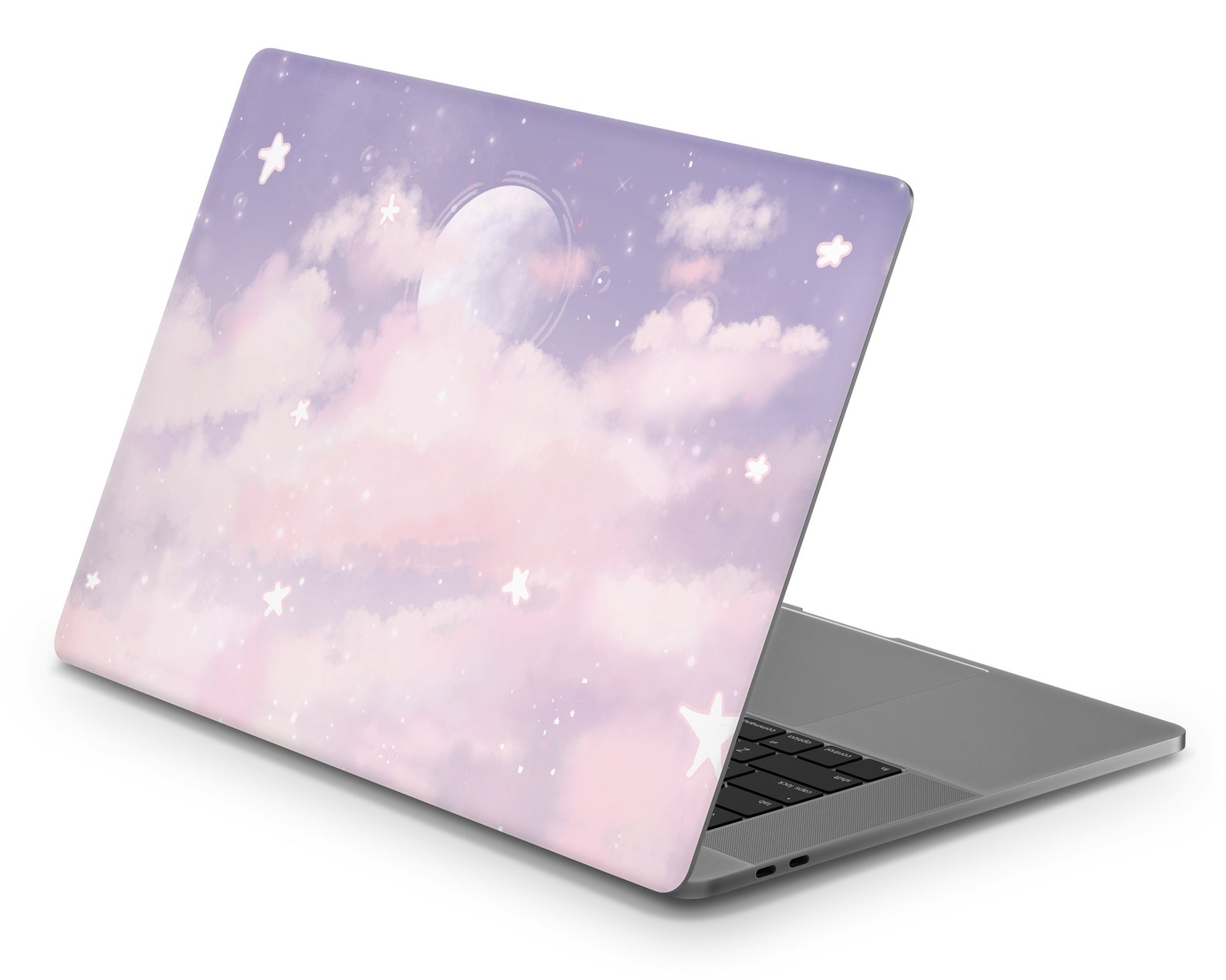 Purple Clouds Macbook Pro Skin Pastel Purple Lunar Skies - Etsy UK
