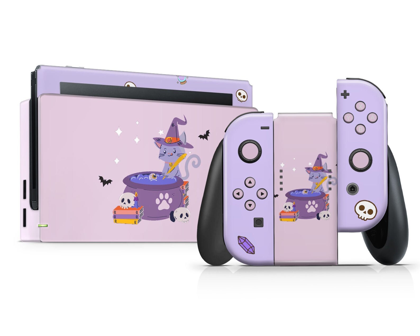 Cheeky Cauldron Kitty Cat Nintendo Switch Skin Purple Witch - Etsy
