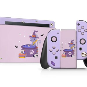 Cheeky Cauldron Kitty Cat Nintendo Switch Skin Purple Witch - Etsy