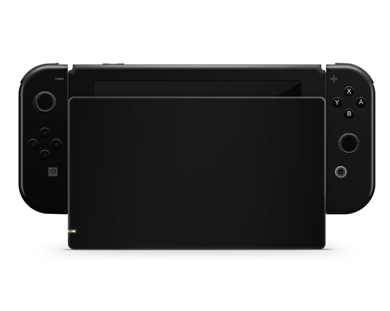 Matte Black Nintendo Switch Skin Classic Black Nintendo - Etsy