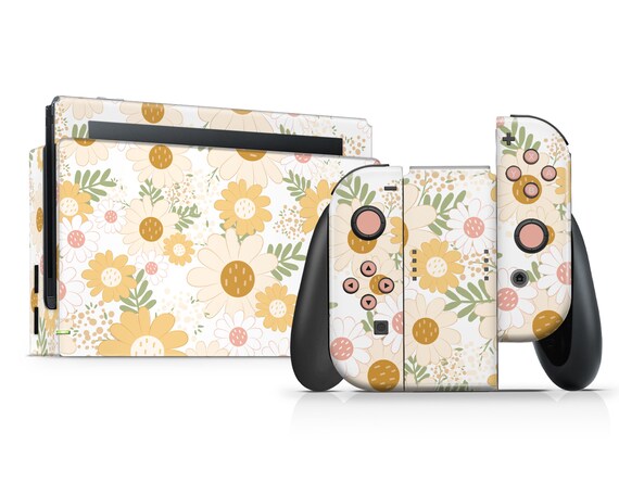 Sunshine Daisy Nintendo Switch Skin Spring Floral Flower Cute | Etsy