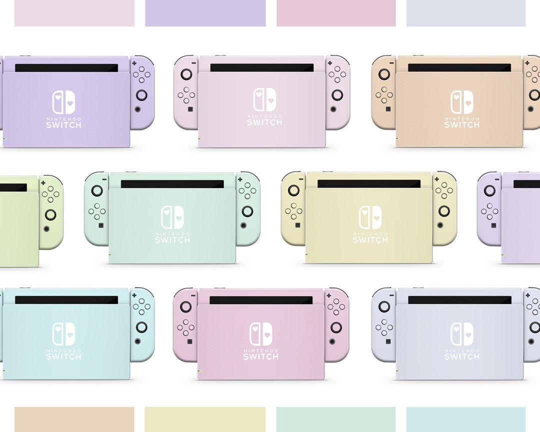 Pastel Macaron Series Nintendo Switch Skin Summer Color Pink - Etsy
