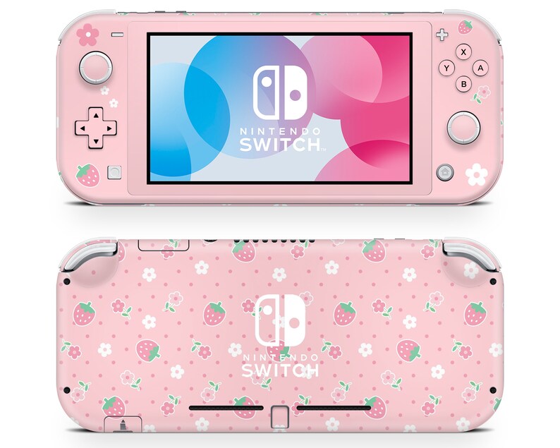 Cute Strawberry Daisy Nintendo Switch Nintendo Switch Lite - Etsy