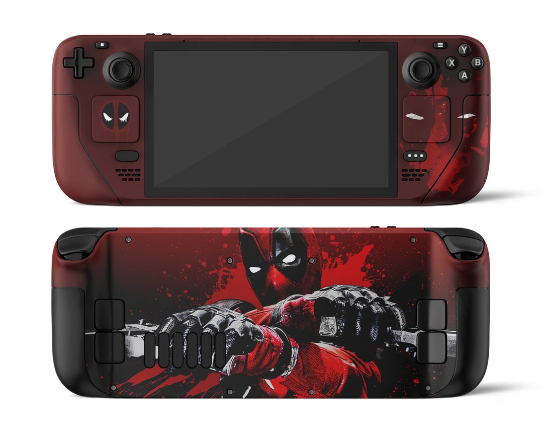 Deadpool Steam Deck Skin Red Wade Wilson Blood Splatter - Etsy Canada