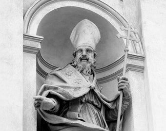 Statue of a Scary Pope at St. Peter's Cathedral Plaza - Etsy