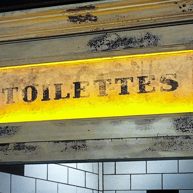 French Toilette Sign - Etsy