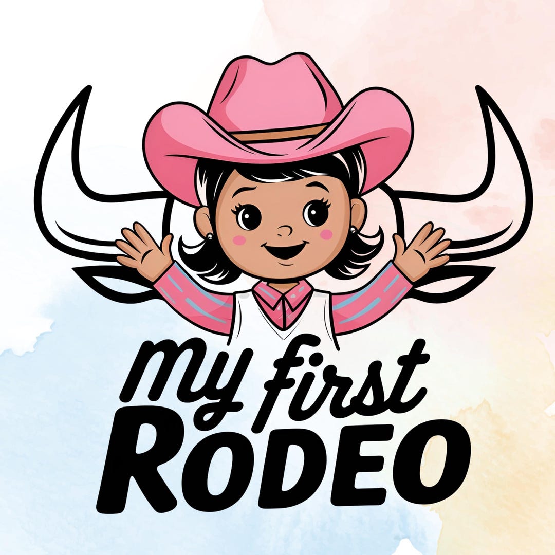 My First Rodeo Svg, Cowgirl Svg, Rodeo Svg File, My First Rodeo Girl ...