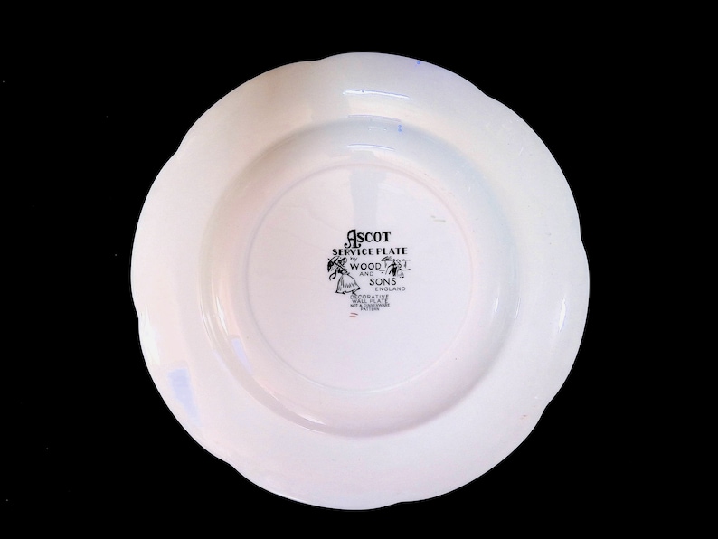 Ascot Service Plate by Wood and Sons England Decorative Wall ...