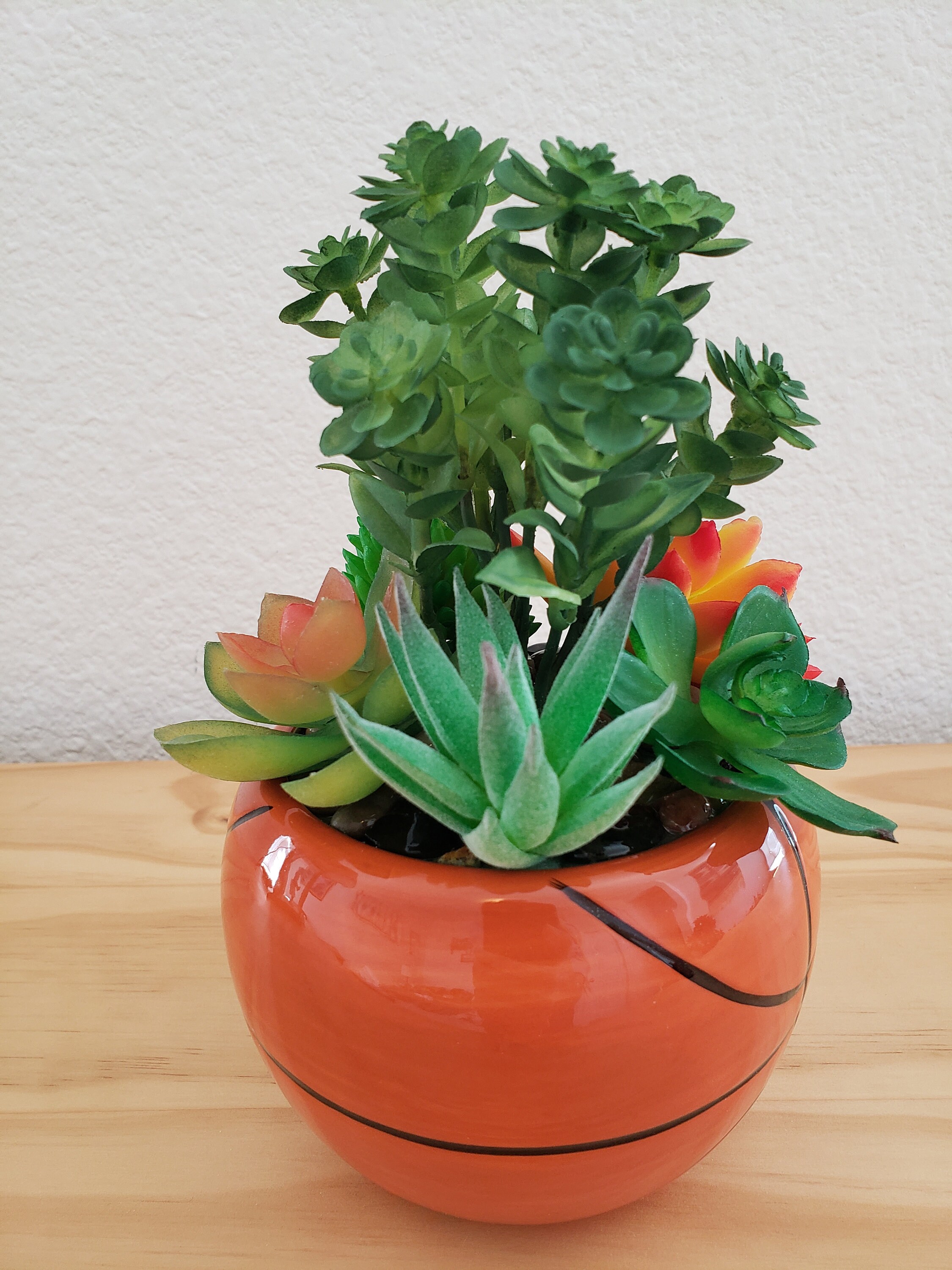 Basketball Artificial Succulent Arrangement, Basketball Centerpiece ...