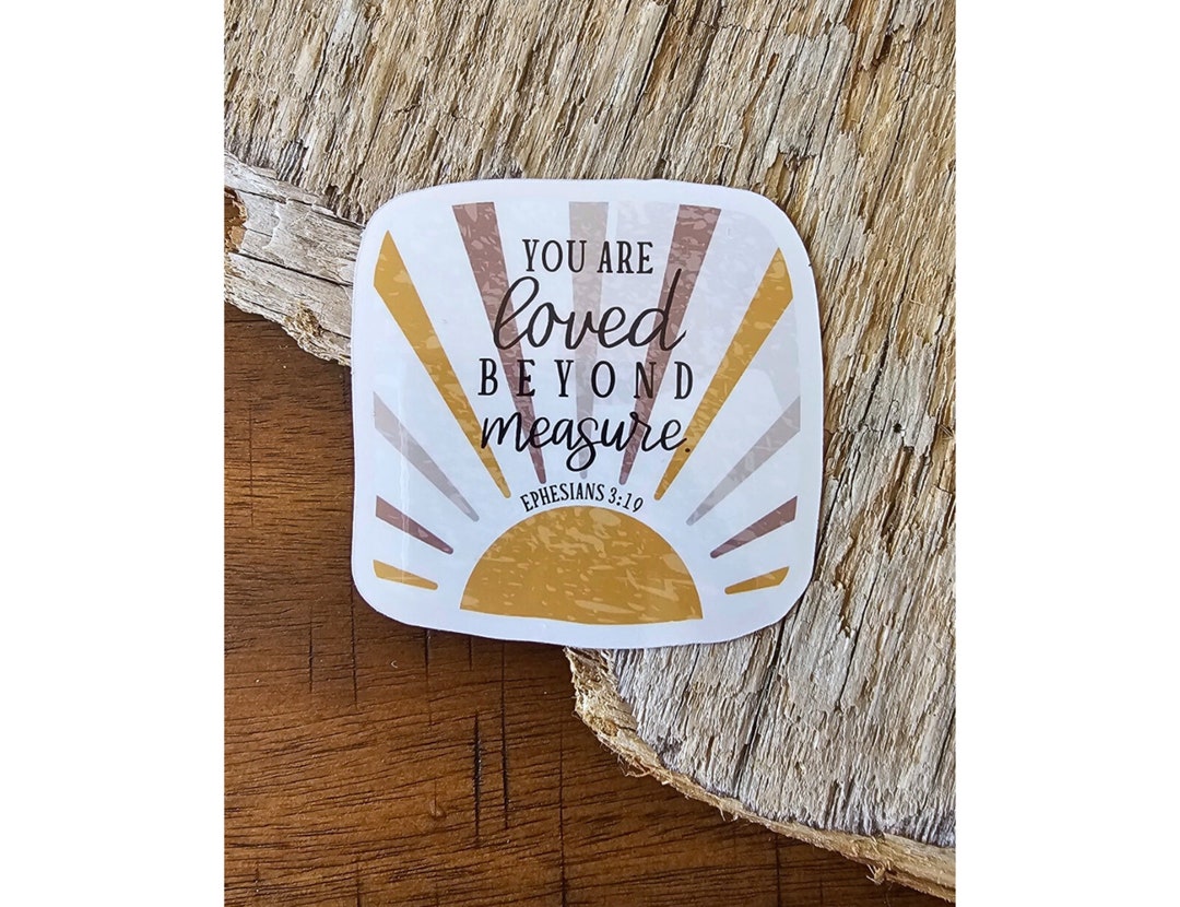 Boho Bible Verse Sticker, Bible Verse Sticker, Water Resistant Decal ...