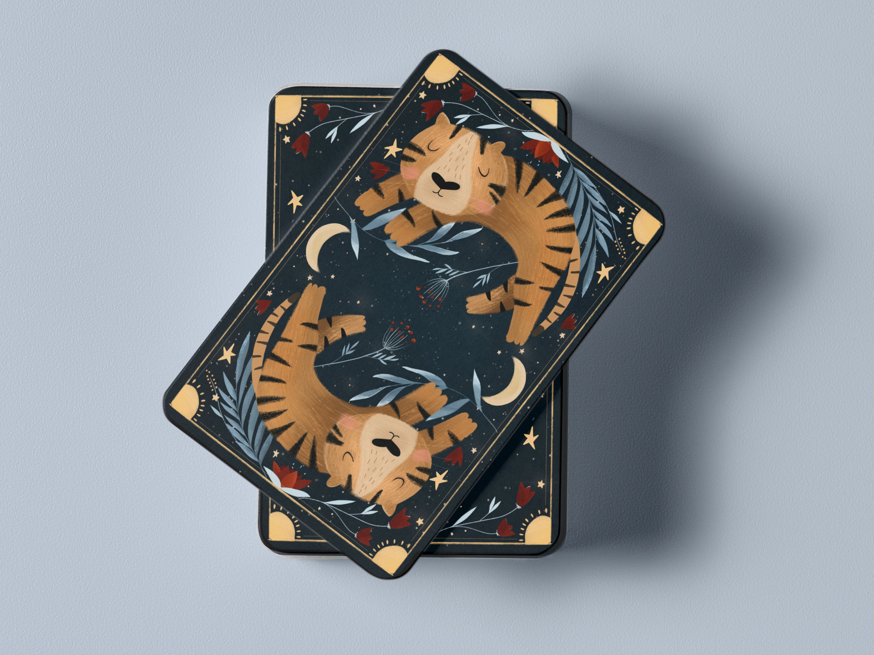 Printable Animal Bedtime Stories Cards, Set of 20illustrated Cards With ...