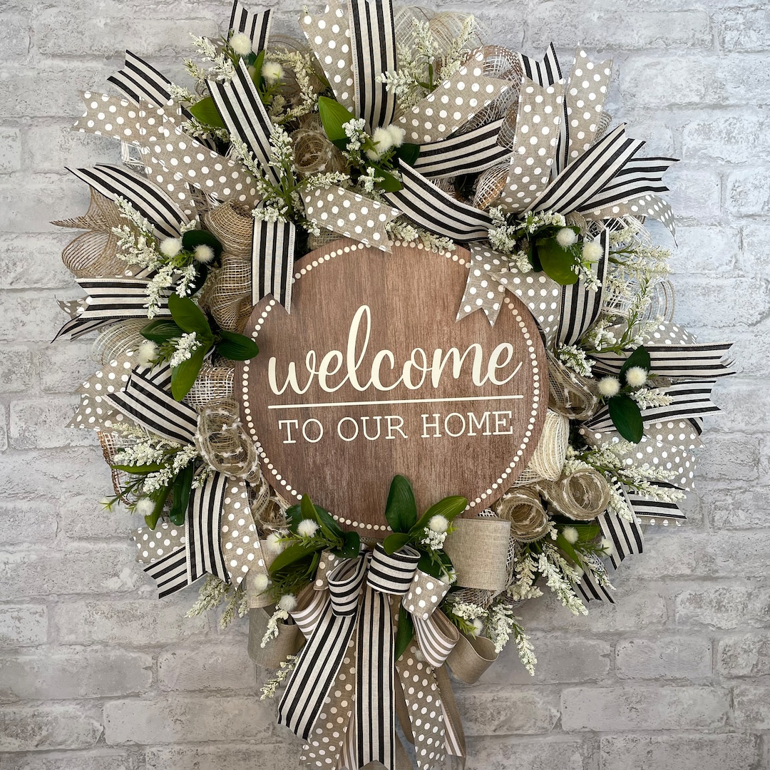 Welcome Front Door Wreath