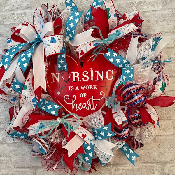 Nurse Wreath - Etsy