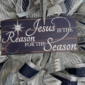 Large Religious Wreath, Classic Wreath, Jesus is the Reason Wreath ...