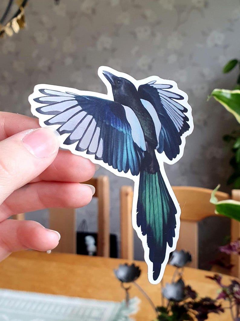 Magpie Sticker - Etsy