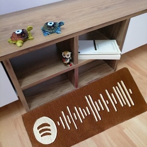 Custom Tufted Rugs Spotify Rug Music Rug Scan Rug - Etsy UK