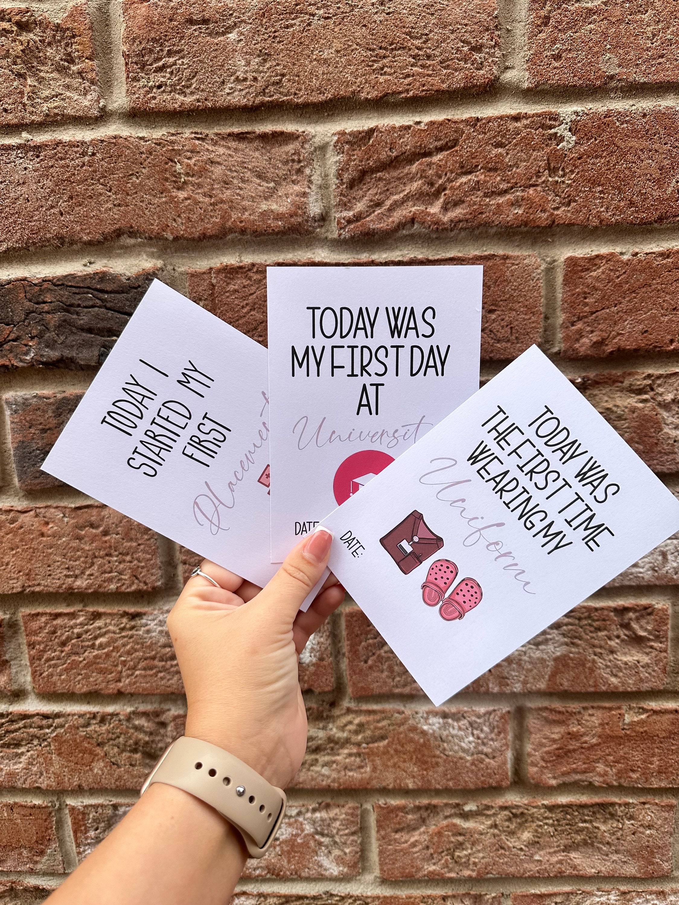 Student Nurse Milestone Cards (digital) - Etsy
