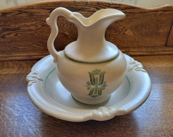 Haeger Pitcher Bowl | Etsy