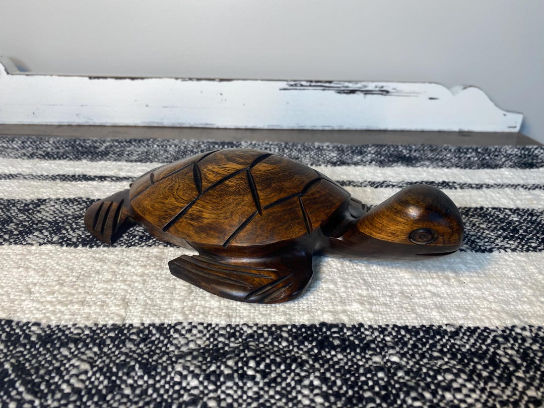 Ironwood Carved Turtle Wood Carved Turtle - Etsy