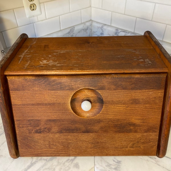 Vintage Bread Box - Etsy