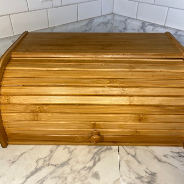 Roll Top Bread Box - Etsy