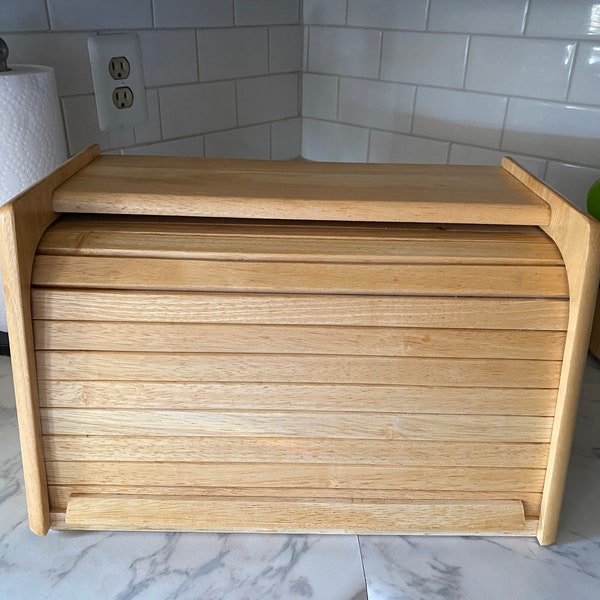 Roll Top Bread Box - Etsy