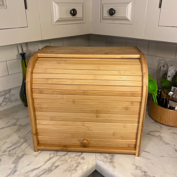 Roll Top Bread Box - Etsy