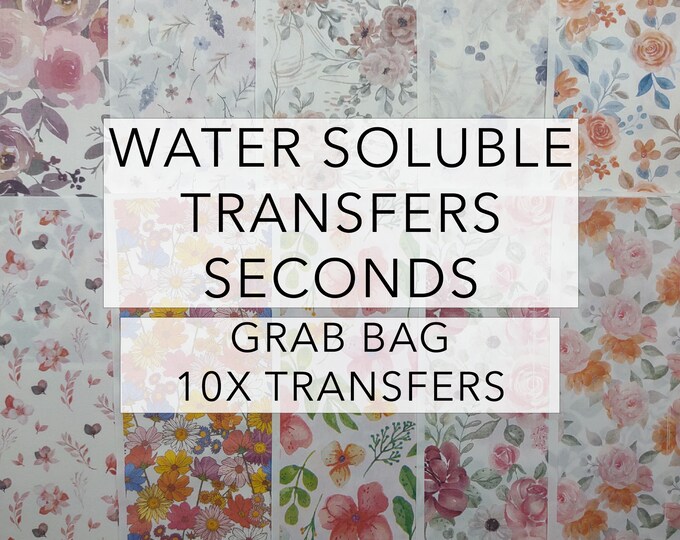 SECONDS PATTERN TRANSFERS Grab Bag // Polymer Clay Pattern Transfer ...