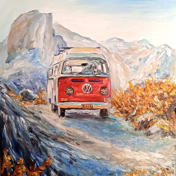 Volkswagen Painting - Etsy