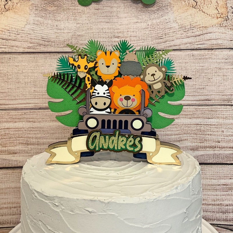 Animal Cake Topper - Etsy