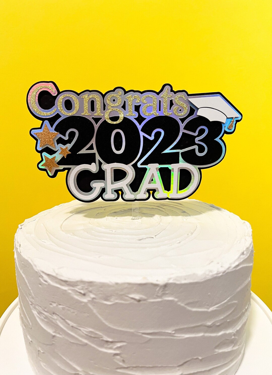 Graduation Cake Topper 2023, Congrats Grad Cake Topper, Graduation ...