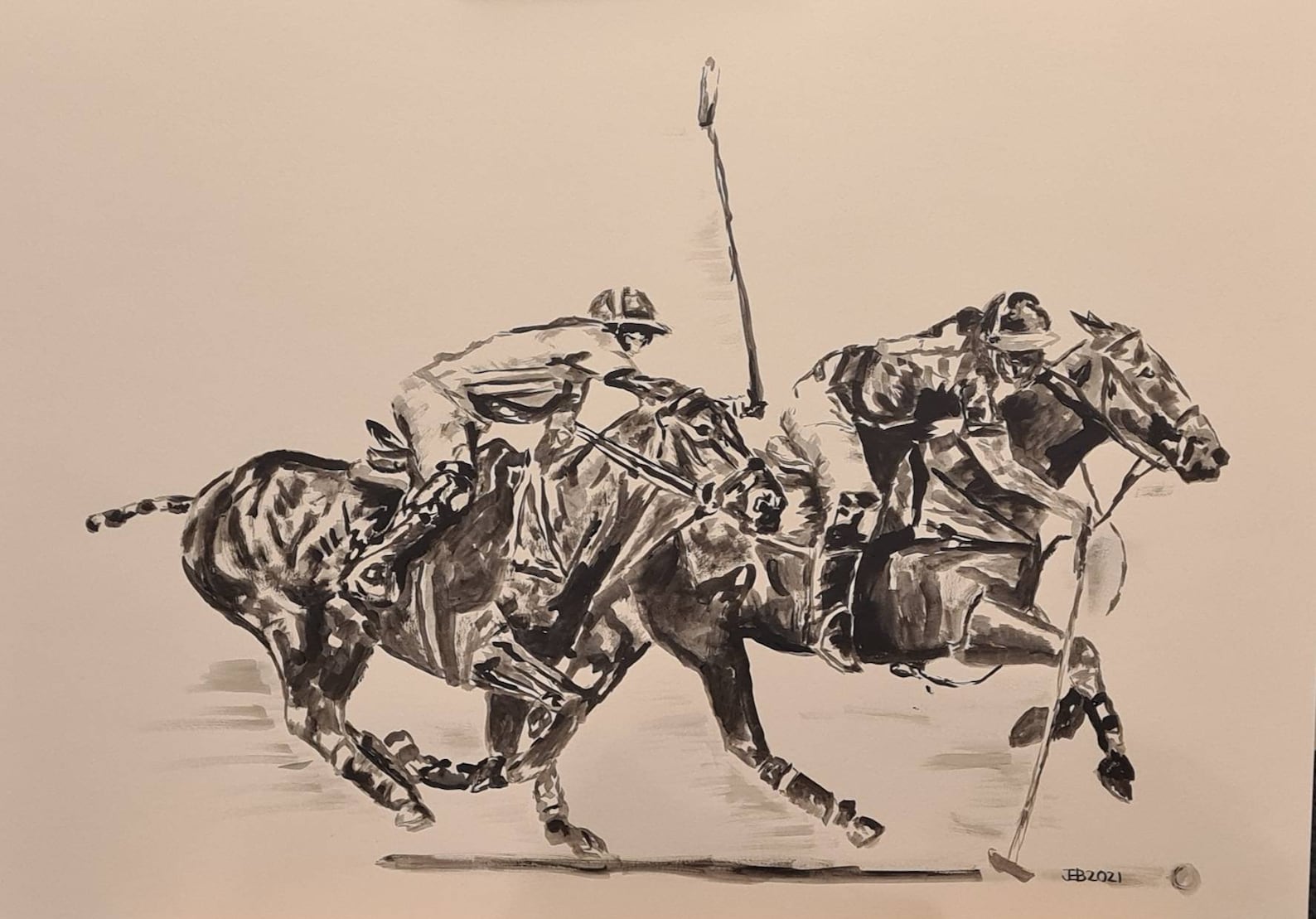 Polo Pony, Sport, Polo Player, Horse Art, Giclee, Limited Edition ...