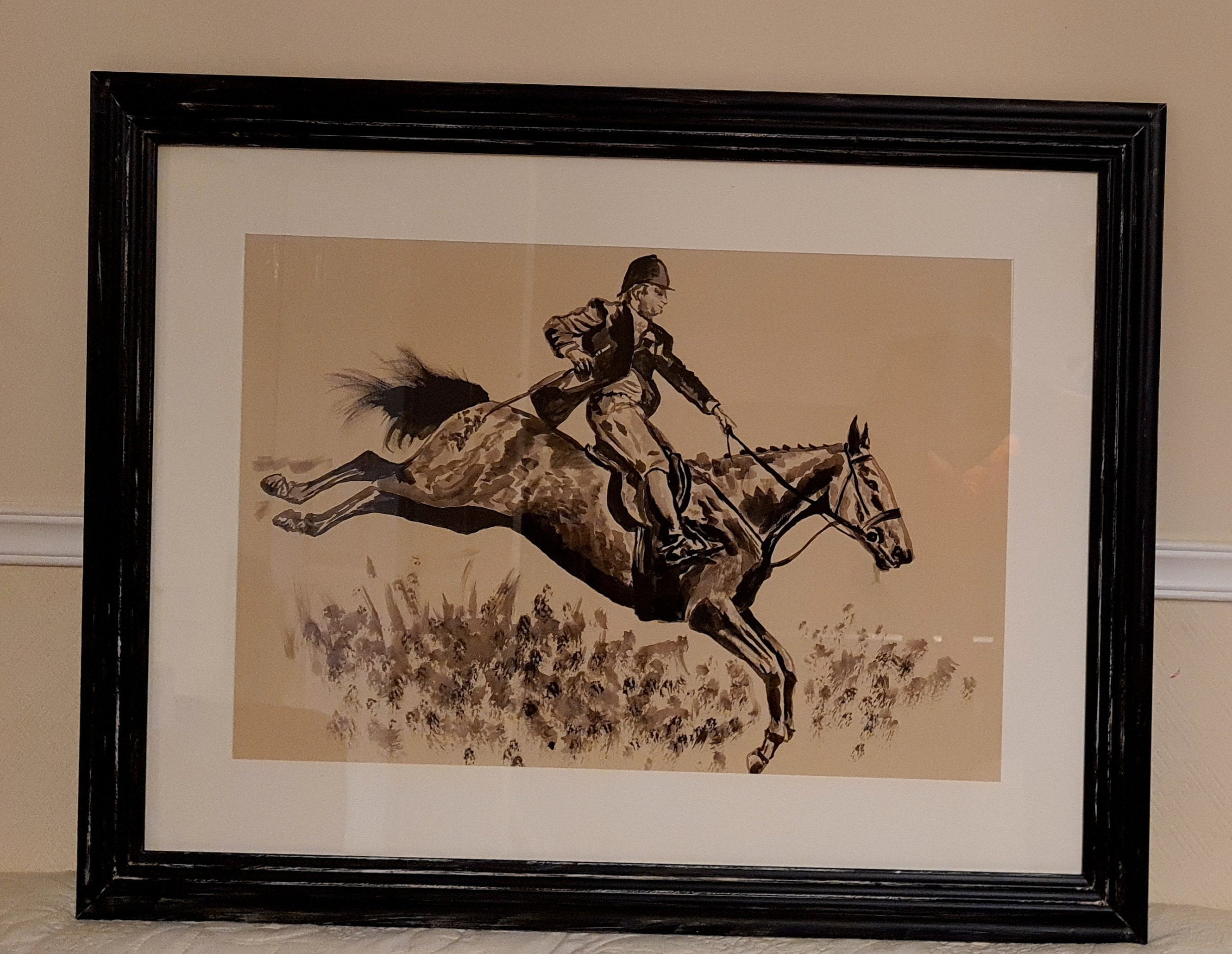 Hunt Horse Art, Giclee, Horse Hunting, Picture, Prints, Hunter ...