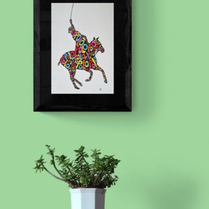 Pop Art Polo, Colourful Wall Art, Quality Print of Original. - Etsy