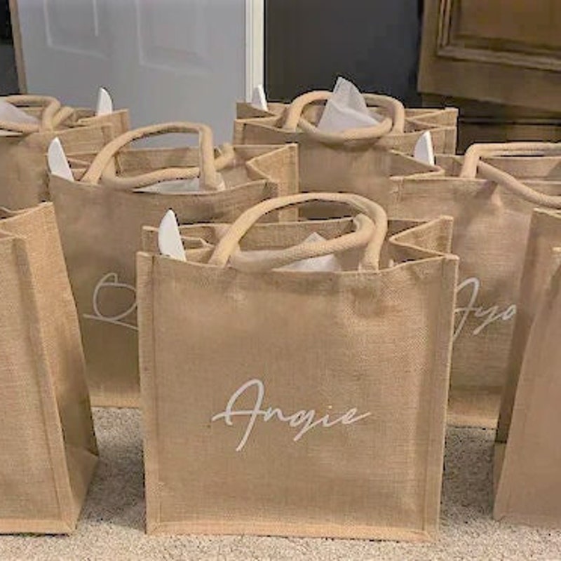 Custom Burlap Jute Bags - Etsy