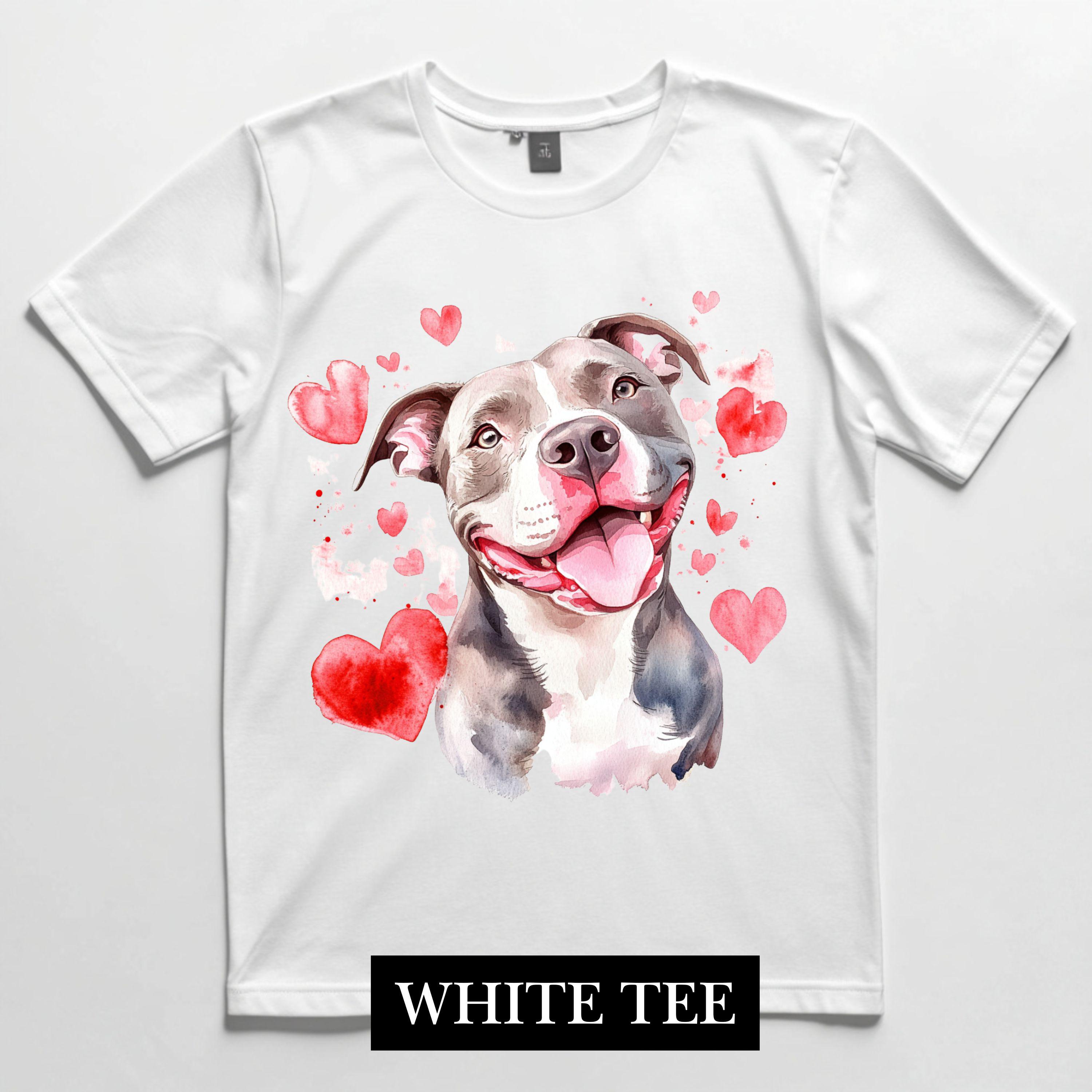 Pitbull Love Valentines PNG Dog Theme - Etsy