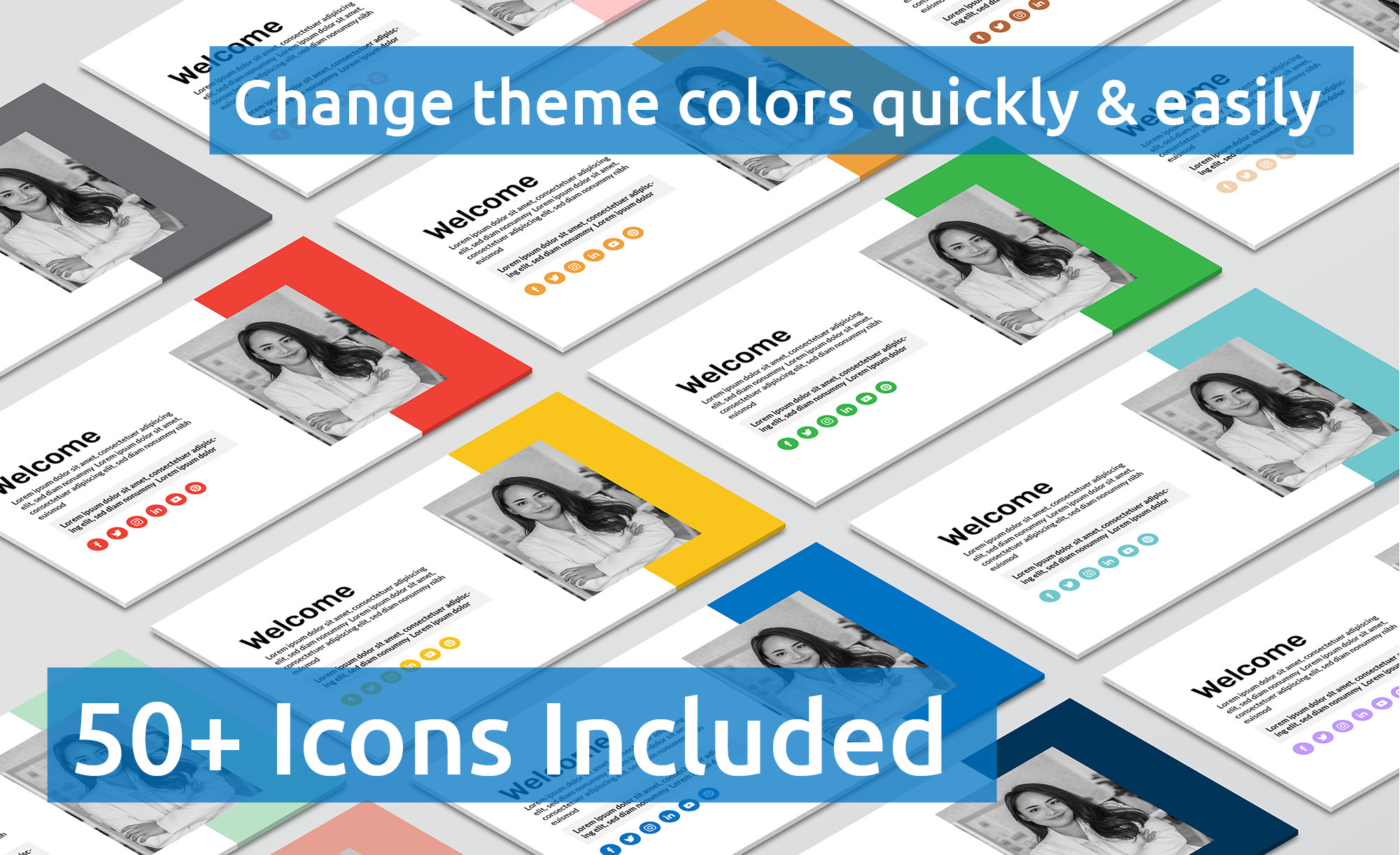 Minimal Modern Canva Slides Presentation Template Green, Clean Business ...