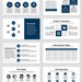 Minimal Modern Canva Slides Presentation Template Navy Dark Blue, Clean ...