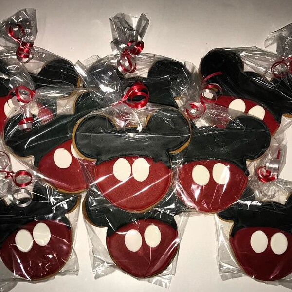 Mickey Mouse Cookies - Etsy