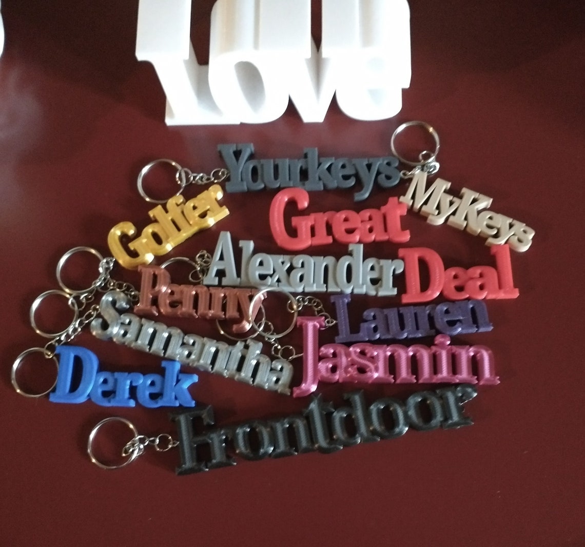 Personalized Keychain - Etsy Canada