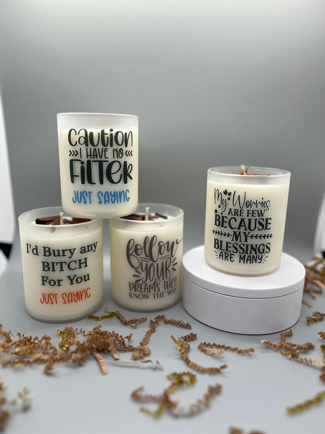 Soy Scented Candles/ Sarcastic Quotes Scented Candle/cinnamon Scented ...